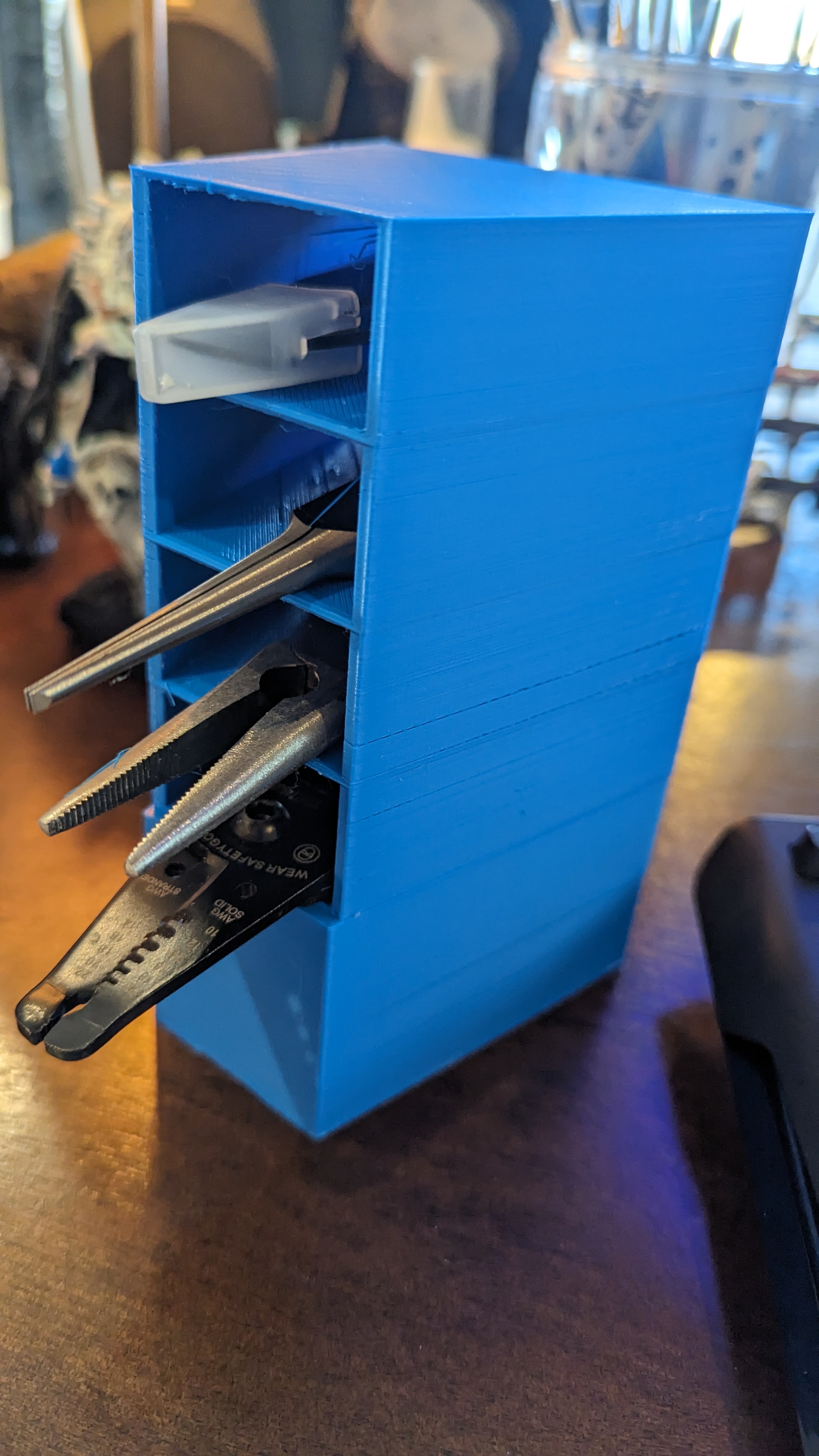 Pliers, snips and leatherman vertical tool storage by EDGeProjects ...