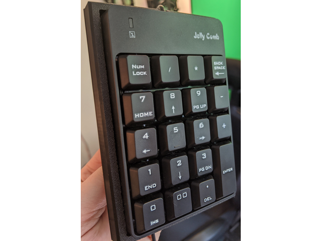 Numeric keypad VESA mount by Commissar_Squid | Download free STL model ...
