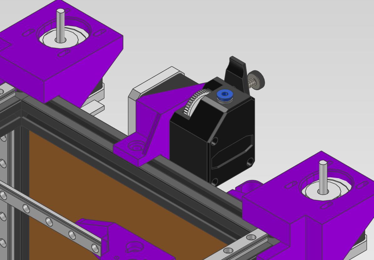 Rook [2020] Extruder mount by Kanrog Creations | Download free STL ...
