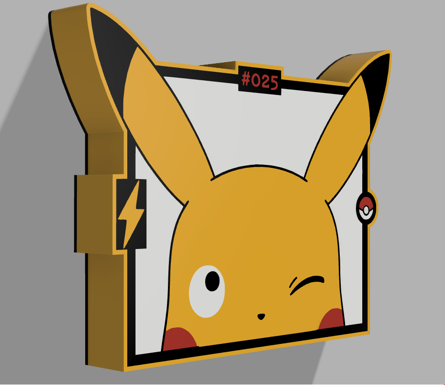 Lampe LED Pokemon Pikachu ( ams / mmu ) par Ch'tis Makers Deux ...