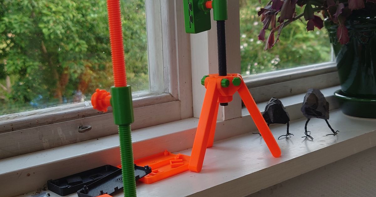 Raspberry Pi Zero Casing with Stand or Clamp by gillis | Download free ...