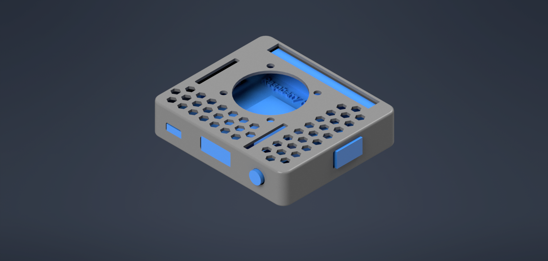 Raspberry Pi 3A+ case with mount for 4040 or 2040 extrusion by schnitzl ...