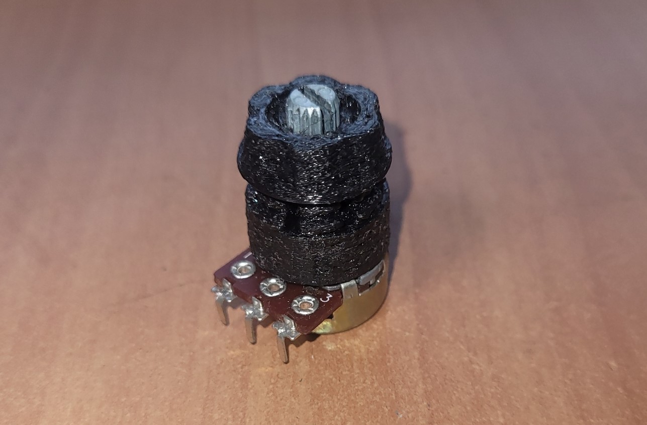 Potentiometer rotation lock by GunbleR | Download free STL model ...