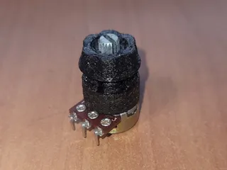 Potentiometer rotation lock by GunbleR | Download free STL model ...