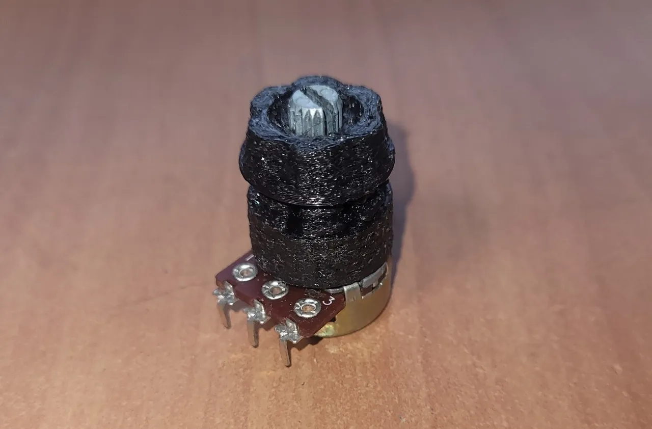 Potentiometer rotation lock by GunbleR | Download free STL model ...