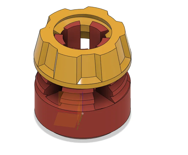 Potentiometer rotation lock by GunbleR | Download free STL model ...