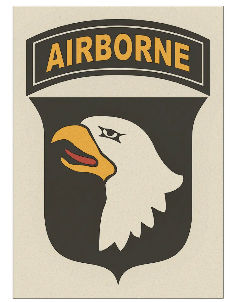 US Army's 101st Infantry Division Patch by Jeff | Download free STL ...