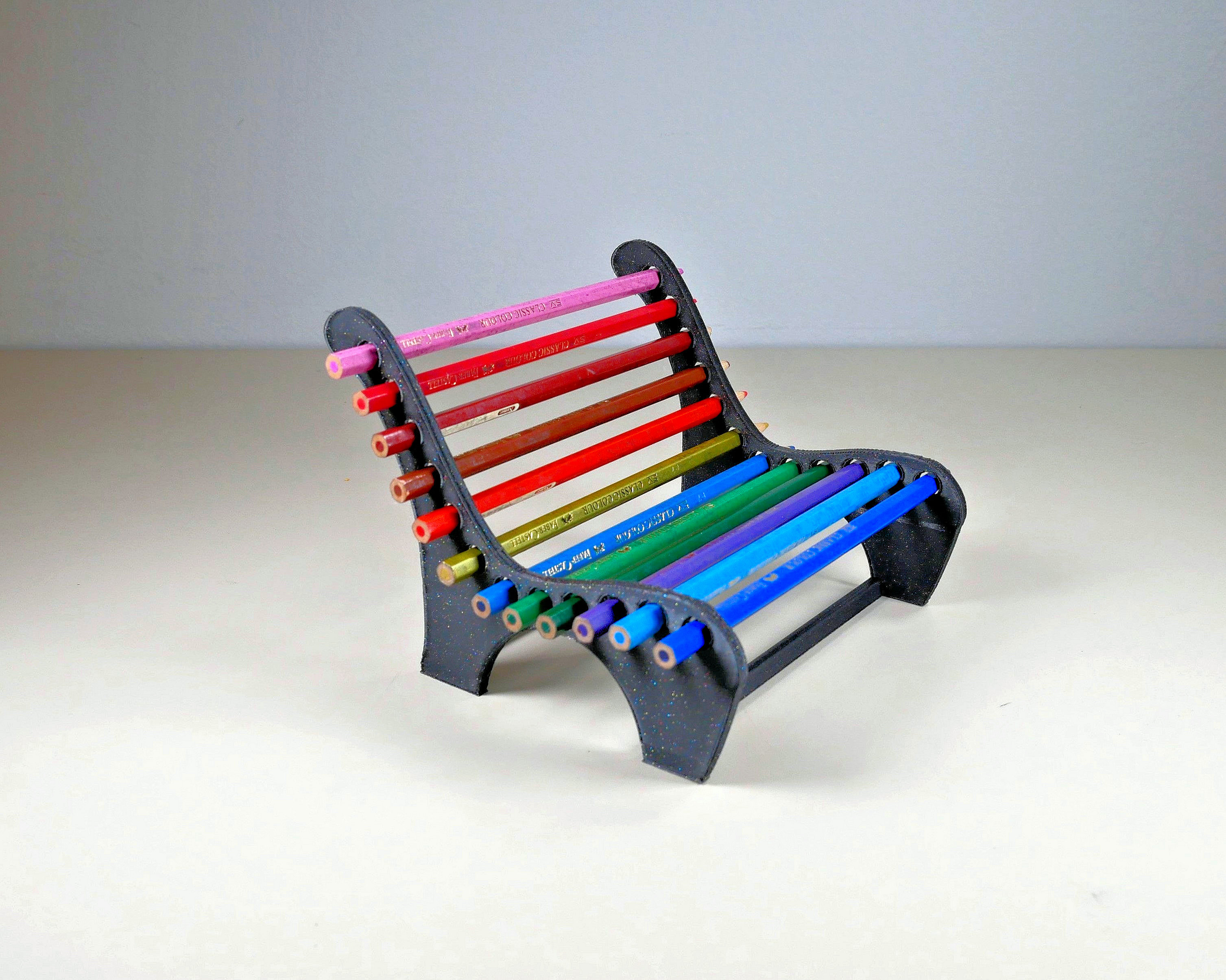 Pencil Bench by 3DPrintBunny | Download free STL model | Printables.com