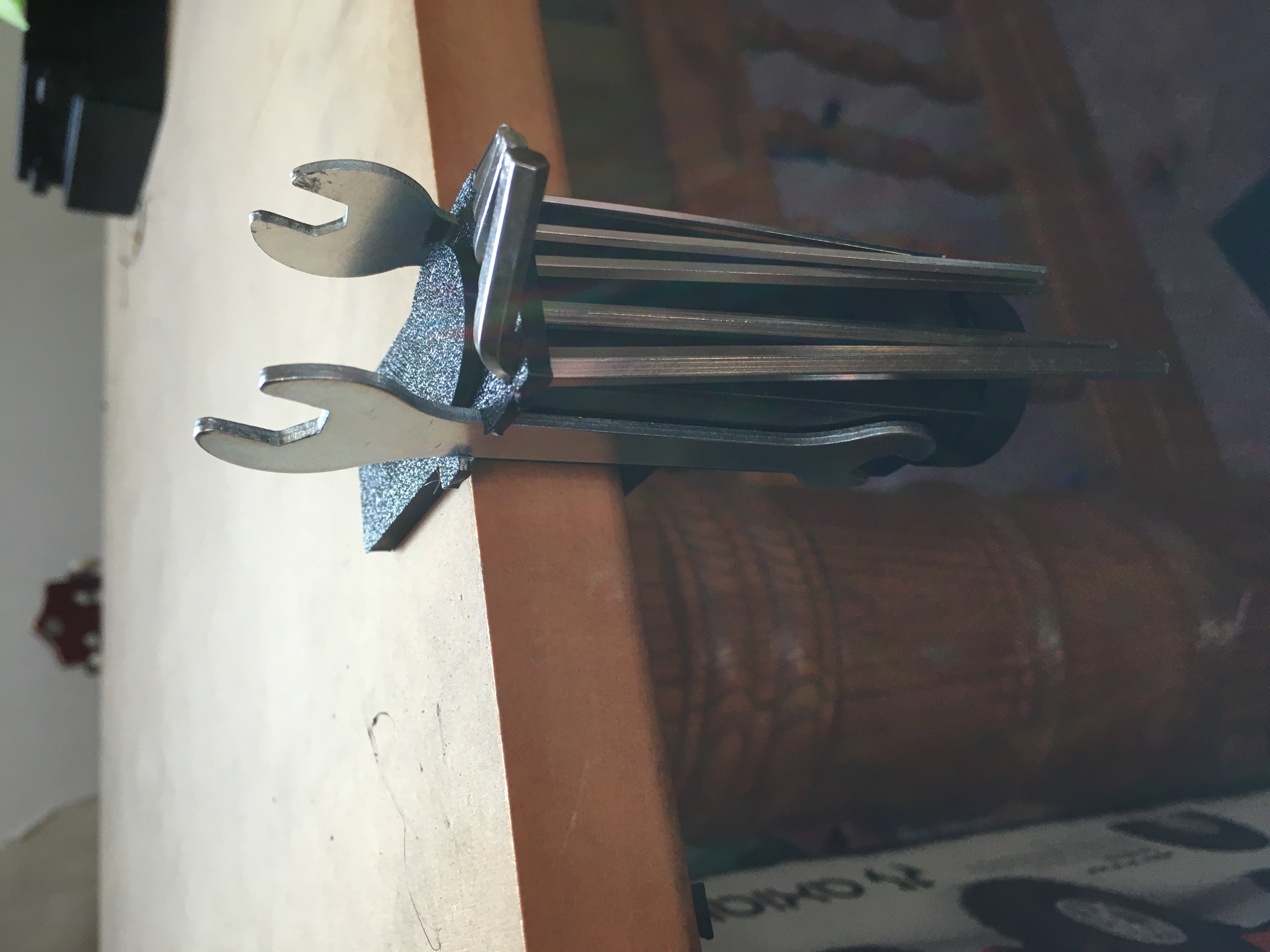 Allen Key and wrench table clamp by KAD Designs | Download free STL ...