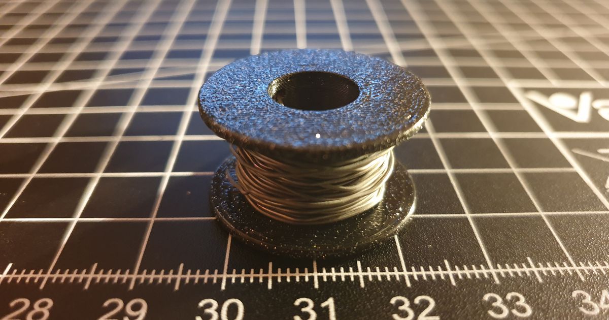 Small Solder Spool - Parkside by Mr.B | Download free STL model ...