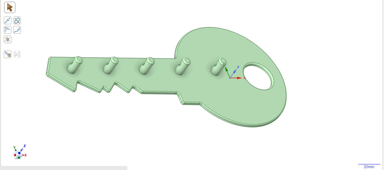 Key Hanger by CZschumi | Download free STL model | Printables.com