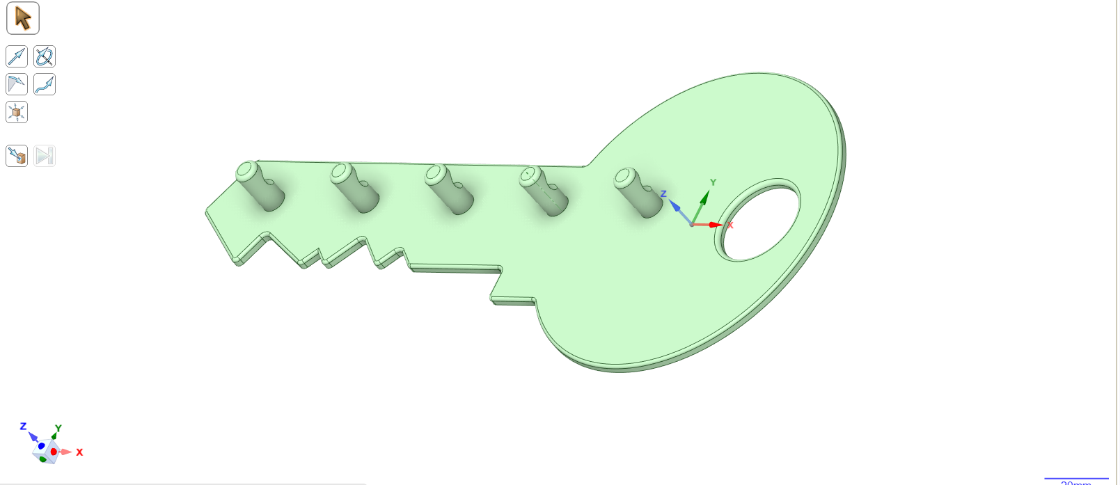 Key Hanger by CZschumi | Download free STL model | Printables.com