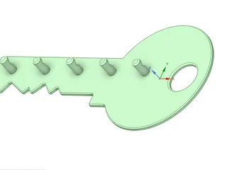 Key Hanger by CZschumi | Download free STL model | Printables.com