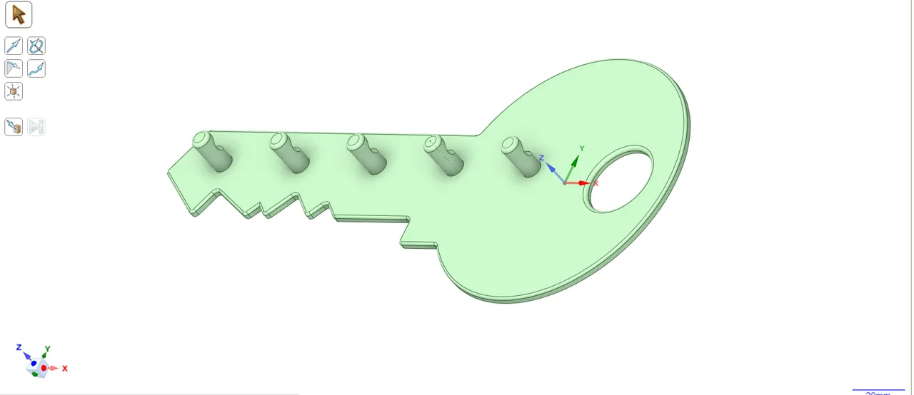 Key Hanger by CZschumi | Download free STL model | Printables.com