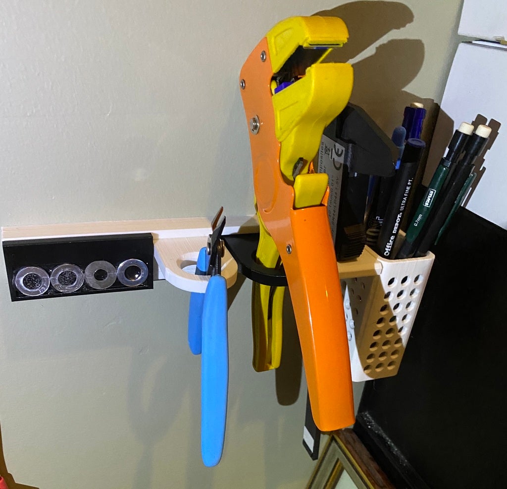 Modular Tool Rail System by bitsplusatoms | Download free STL model ...