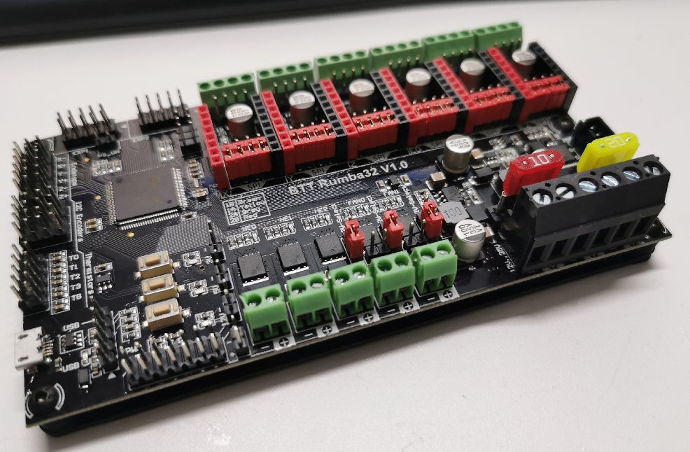 BTT Rumba32 v1.0 mount plate by gcastle | Download free STL model ...