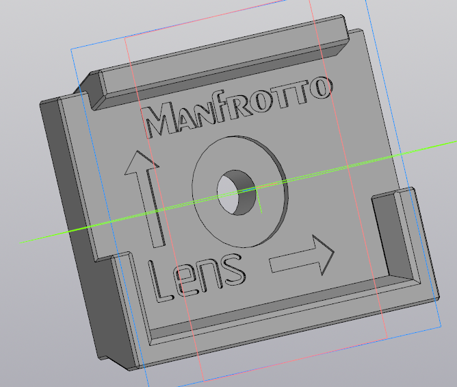 Manfrotto 055XB Mount Plate by gcastle | Download free STL model ...