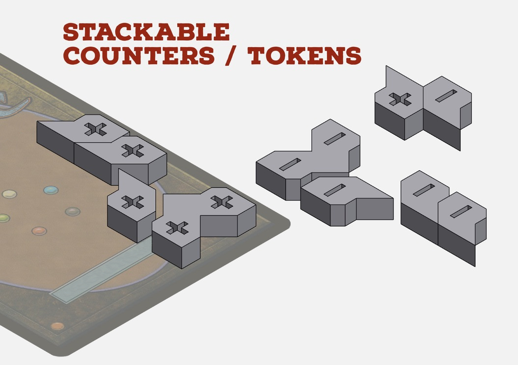 Stackable Counters / Tokens for Trading Card Games od autora PBR ...