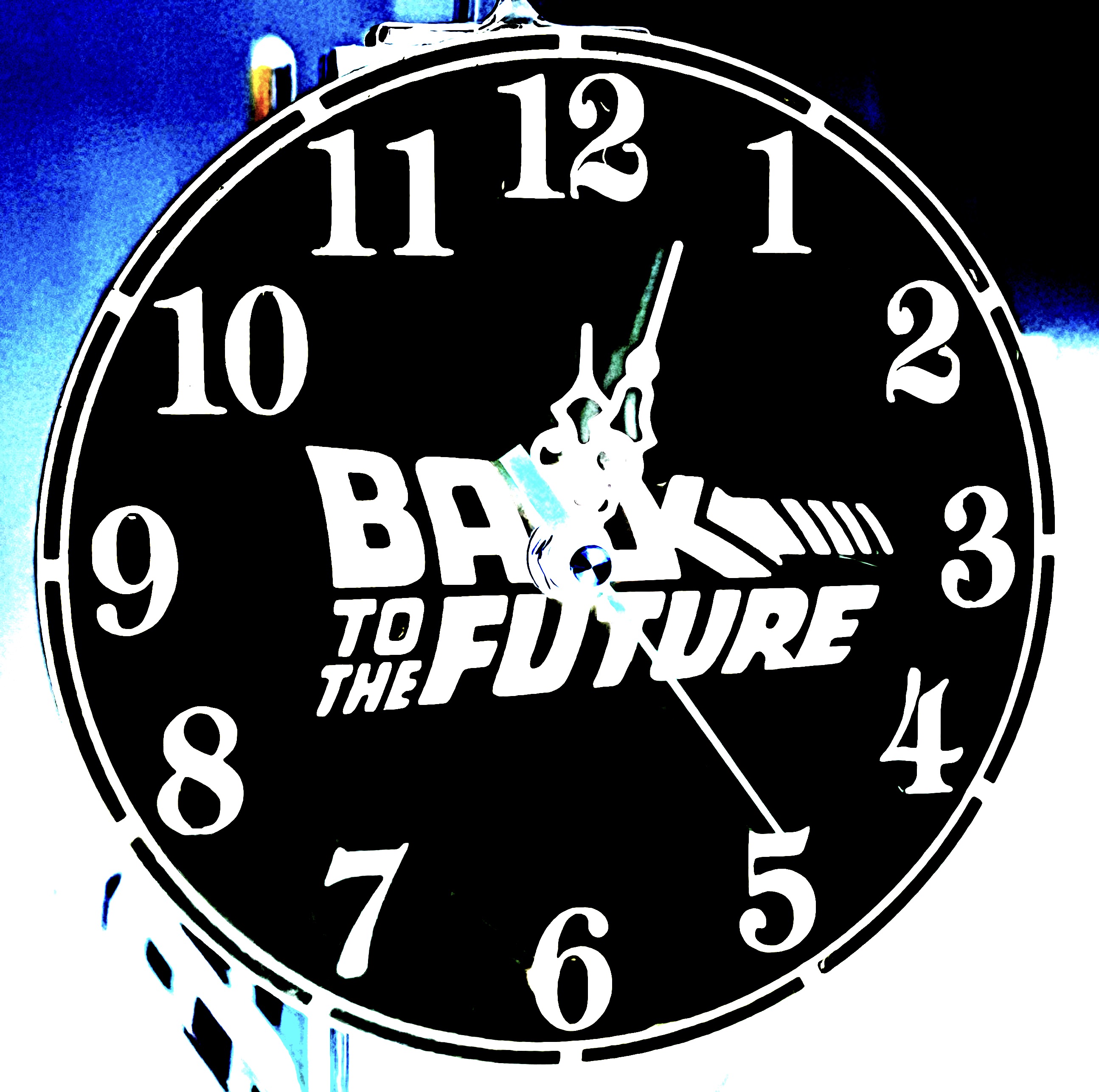 Back To The Future Clock Face by muddymaker | Download free STL model ...