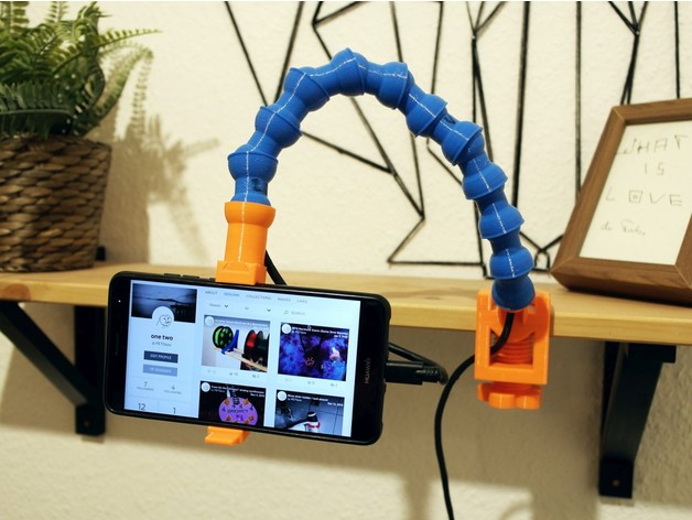Flexible Smartphone Arm by Retro_CHR | Download free STL model ...