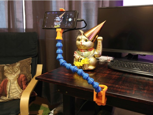 Flexible Smartphone Arm by Retro_CHR | Download free STL model ...