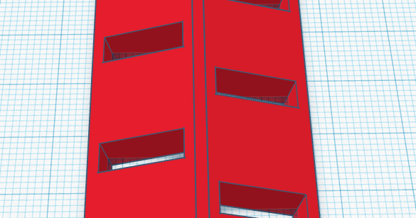 Honeycomb wall USB storage 6 slots staggered by JanisMi | Download free ...