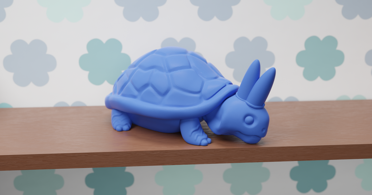 Your own Cute Turtle Pope v1 by b00g | Download free STL model ...