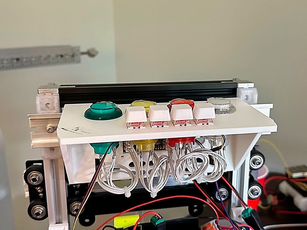 Din Rail mount for Adafruit arcade and NeoKey boards and buttons by ...