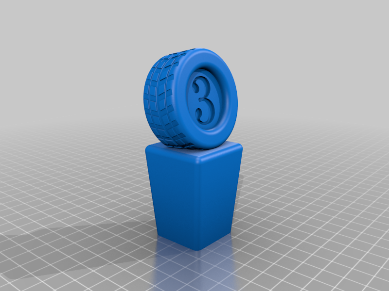 Wheel Trophy for (Slot) Car by Markus_p | Download free STL model ...