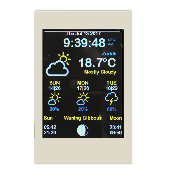3.2 TFT Screen Case (Weather Station) por Marcus24 | Descargar modelo ...