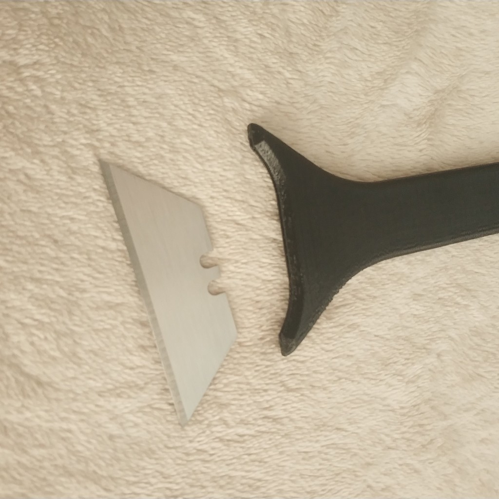 Razor Scraper for 3D printer / Glass ceramic hob by Marcus24 | Download ...