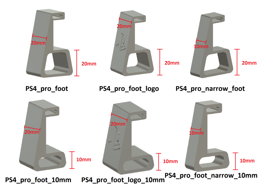 Foot for PS4 PRO by Marcus24 | Download free STL model | Printables.com