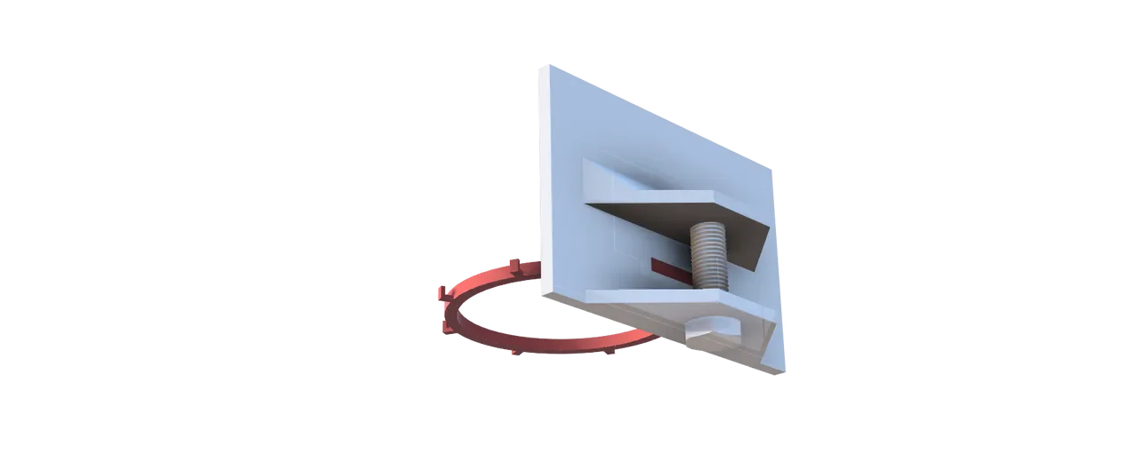 Mini Mountable Basketball Hoop by Xenith 3D | Download free STL model ...