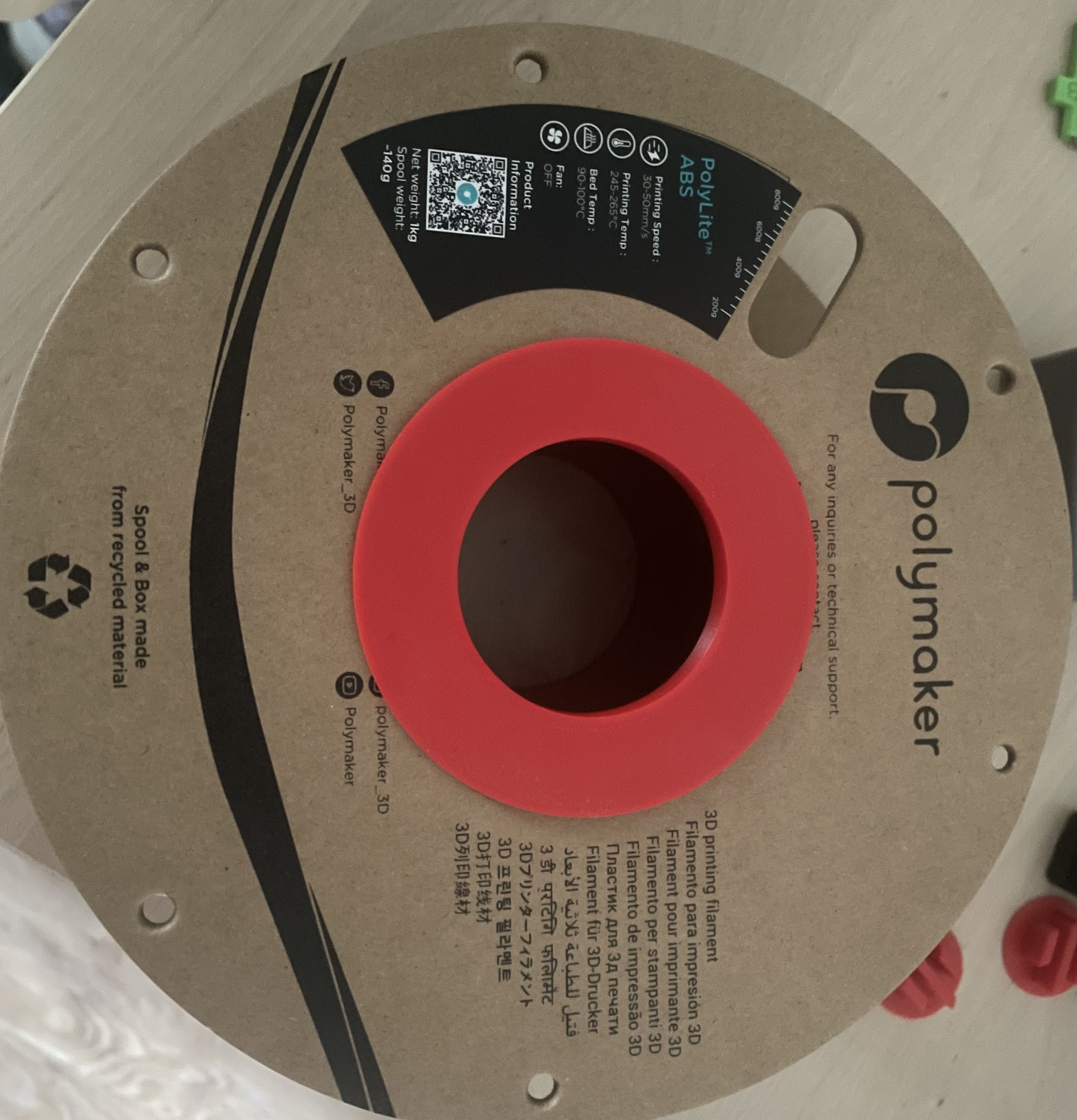 Polymaker Cardboard Spool Adapter by Rock2k11 | Download free STL model ...