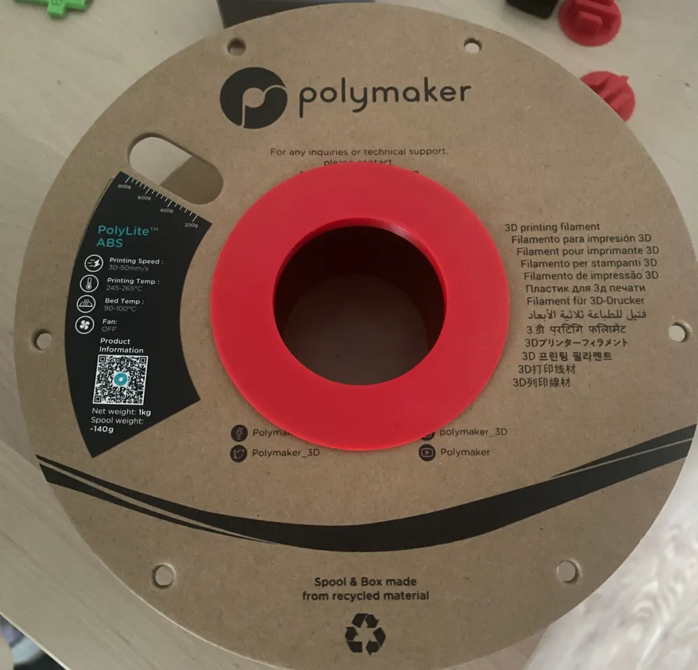Polymaker Cardboard Spool Adapter by Rock2k11 | Download free STL model ...