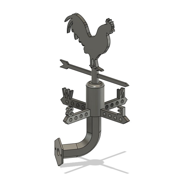 Rooster Vane v1 by Georgi | Download free STL model | Printables.com