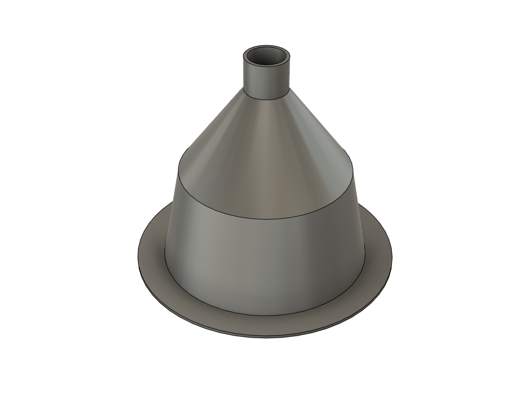 A funnel that can accept 12mm tubing by EastMemphis | Download free STL ...