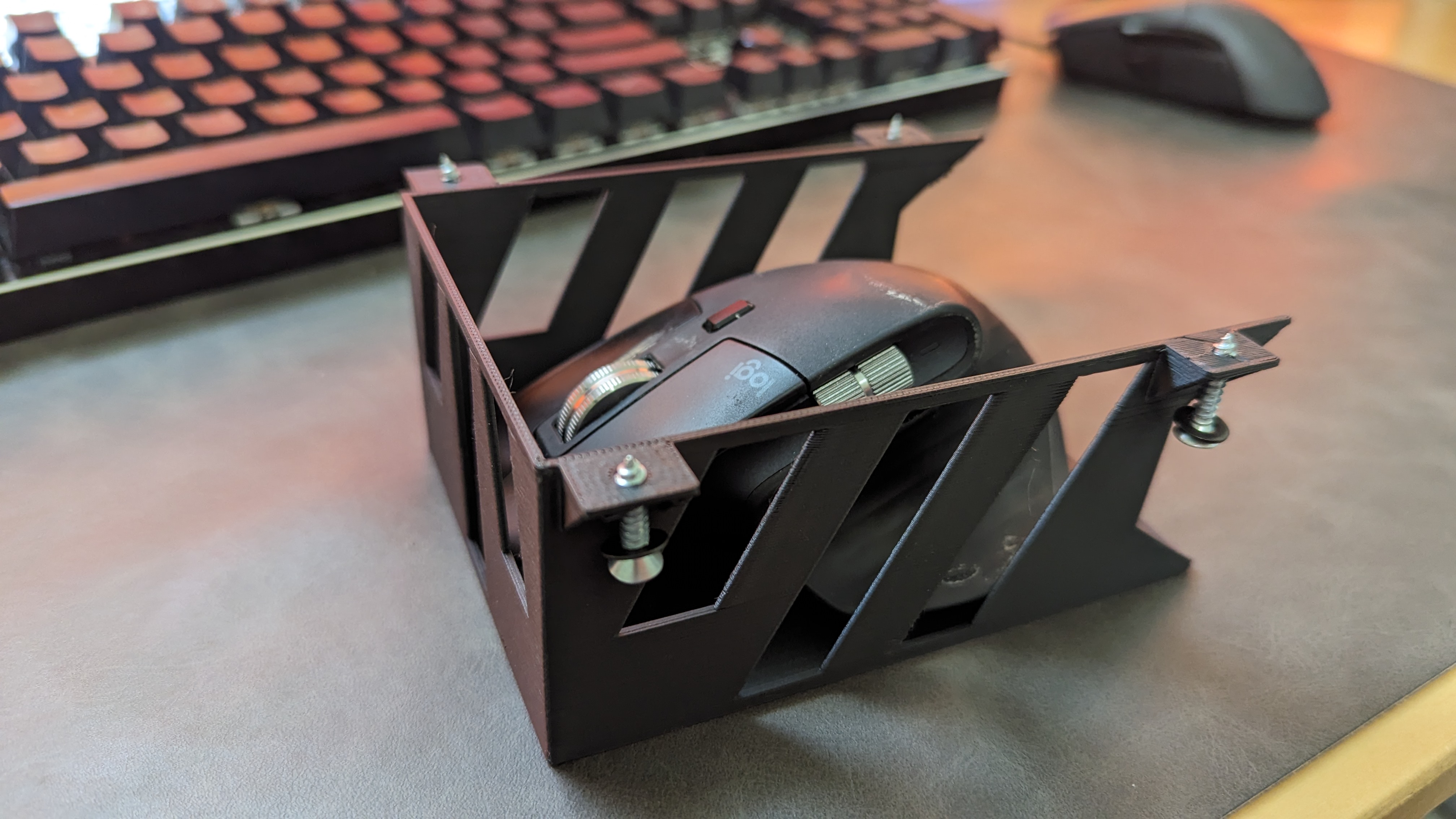 Strong Under Desk Mouse Holder by Michael Constantino | Download free ...
