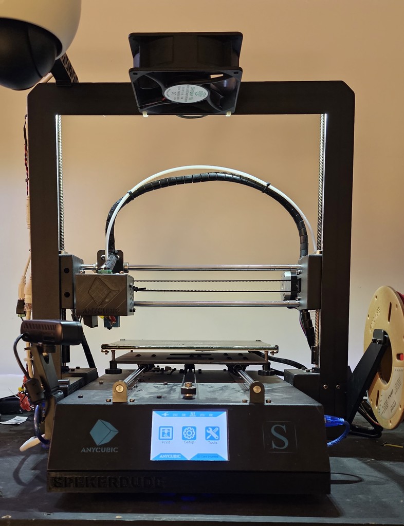 Anycubic i3 Mega s bottom plate with cooling by SPEKERDUDE | Download ...