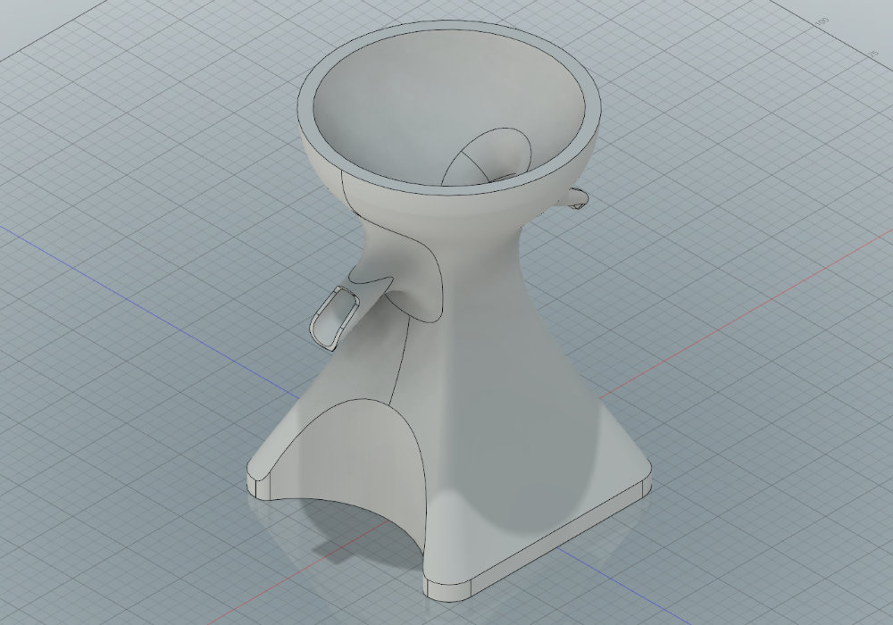 Aeropress pouring stand for two cups by blkhd | Download free STL model ...