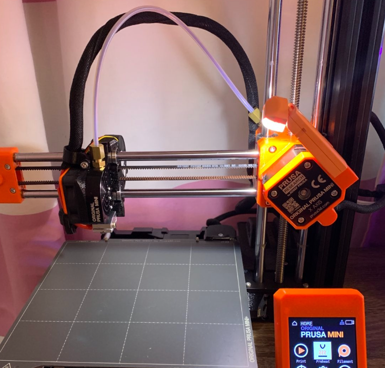 Easy LED USB light mount for Prusa MINI by IvySoar | Download free STL ...