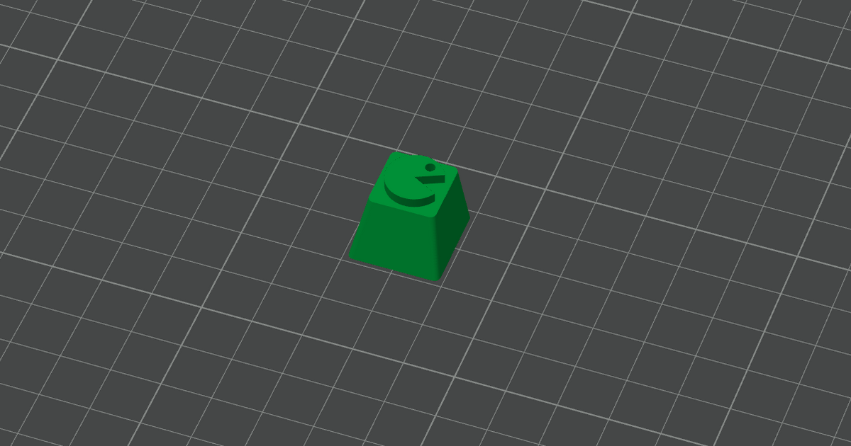 Simple Pacman Keycap by AJokeBTW | Download free STL model | Printables.com