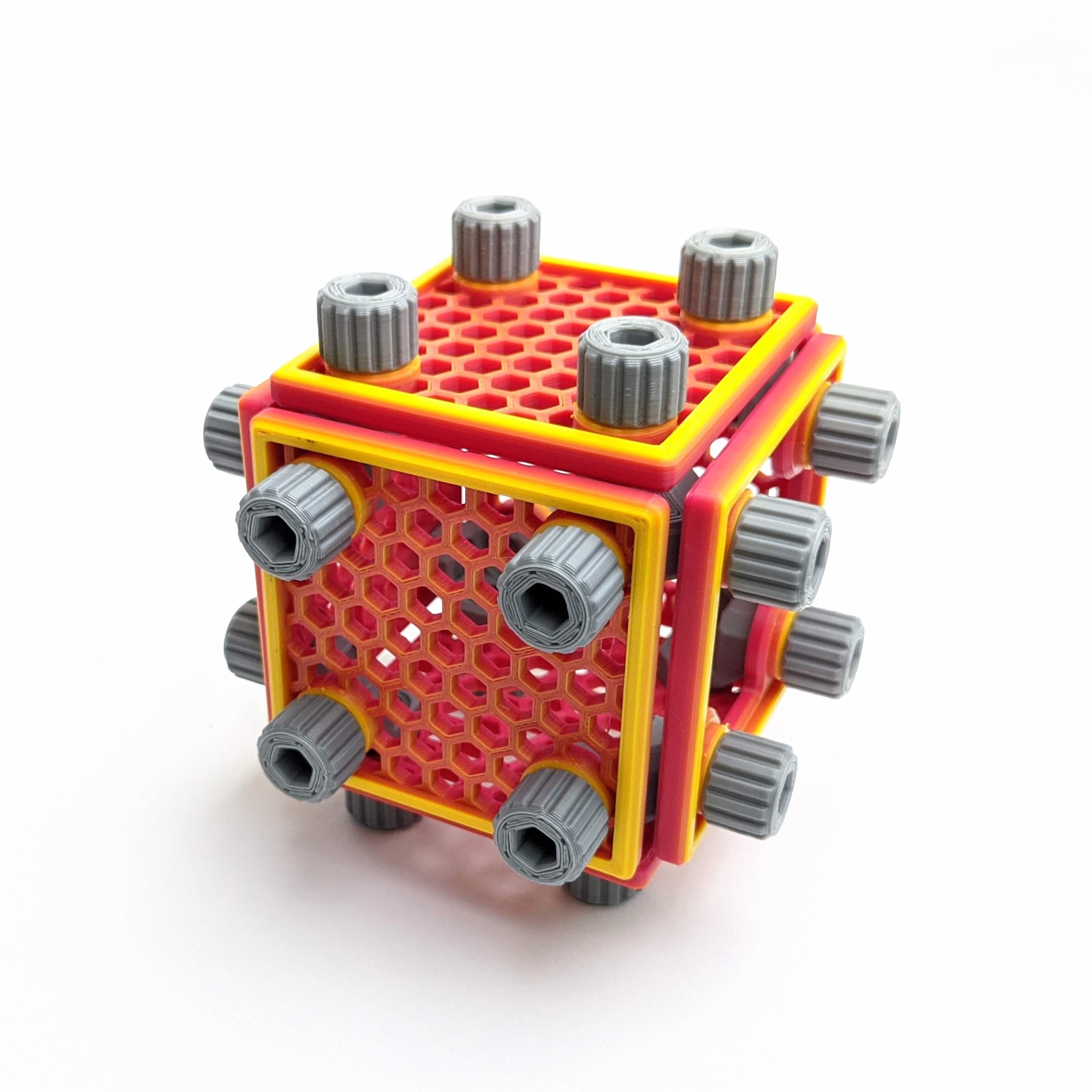 848 Bolted Cube - Cube Parts by Clockspring | Printables Store
