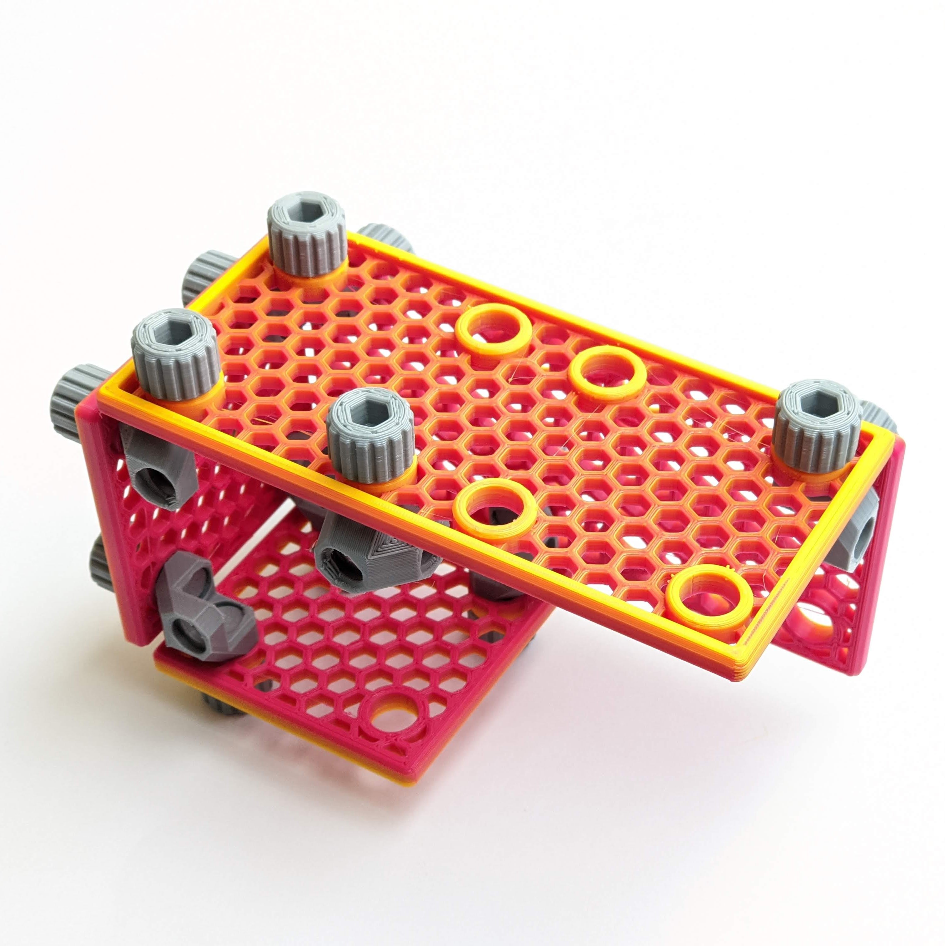848 Bolted Cube - Cube Parts by Clockspring | Printables Store