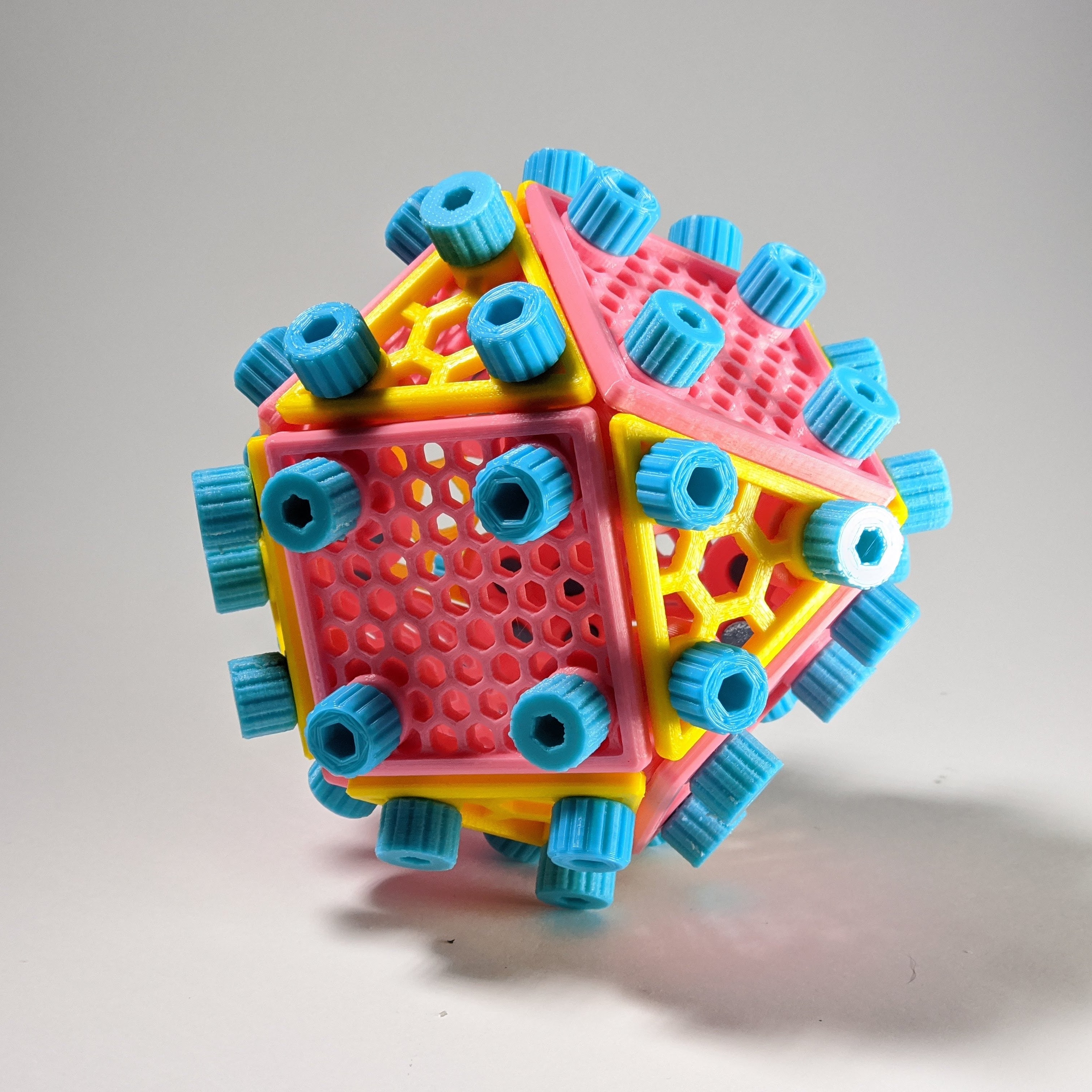 848 Bolted Cube - Cuboctahedron by Clockspring | Printables Store