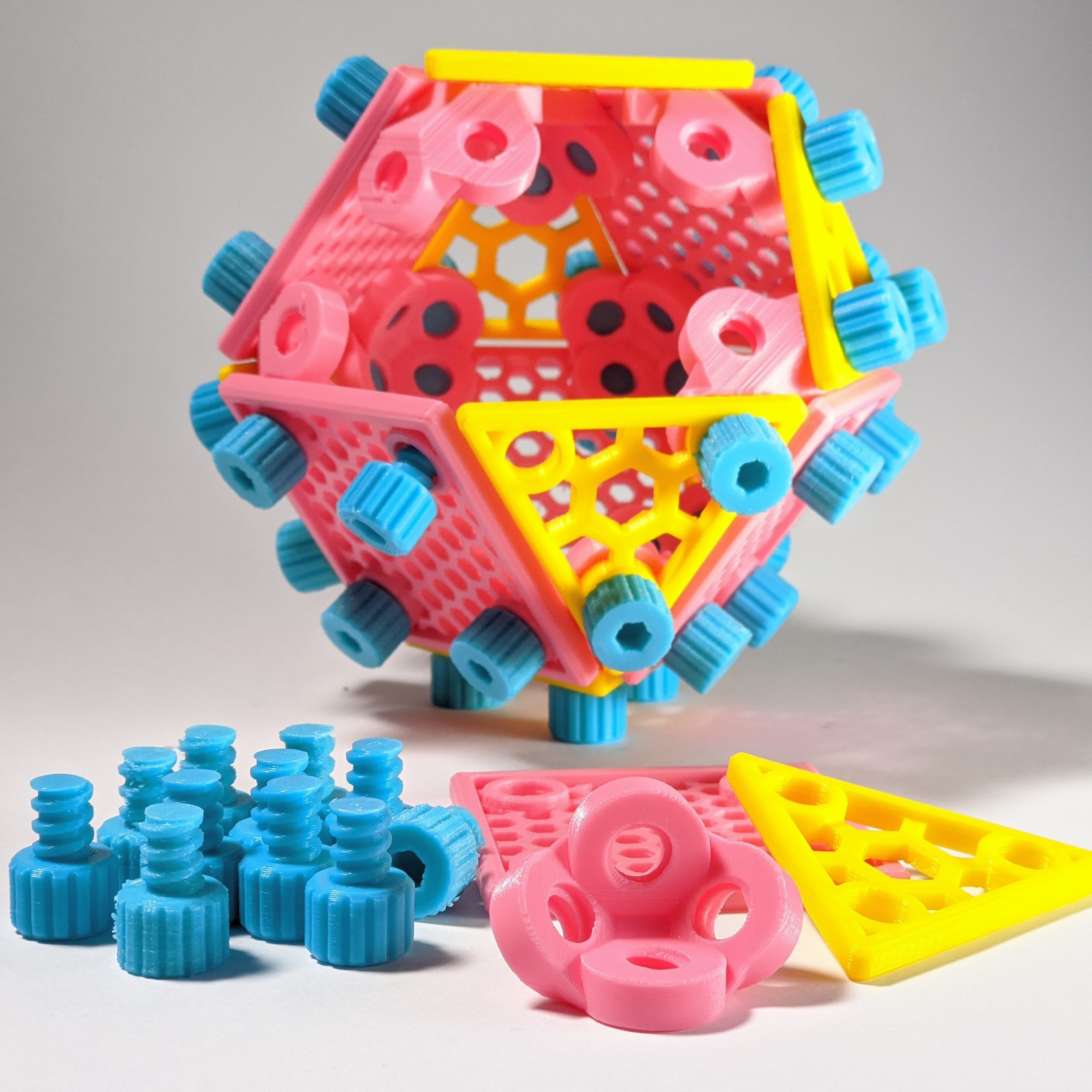 848 Bolted Cube - Cuboctahedron by Clockspring | Printables Store