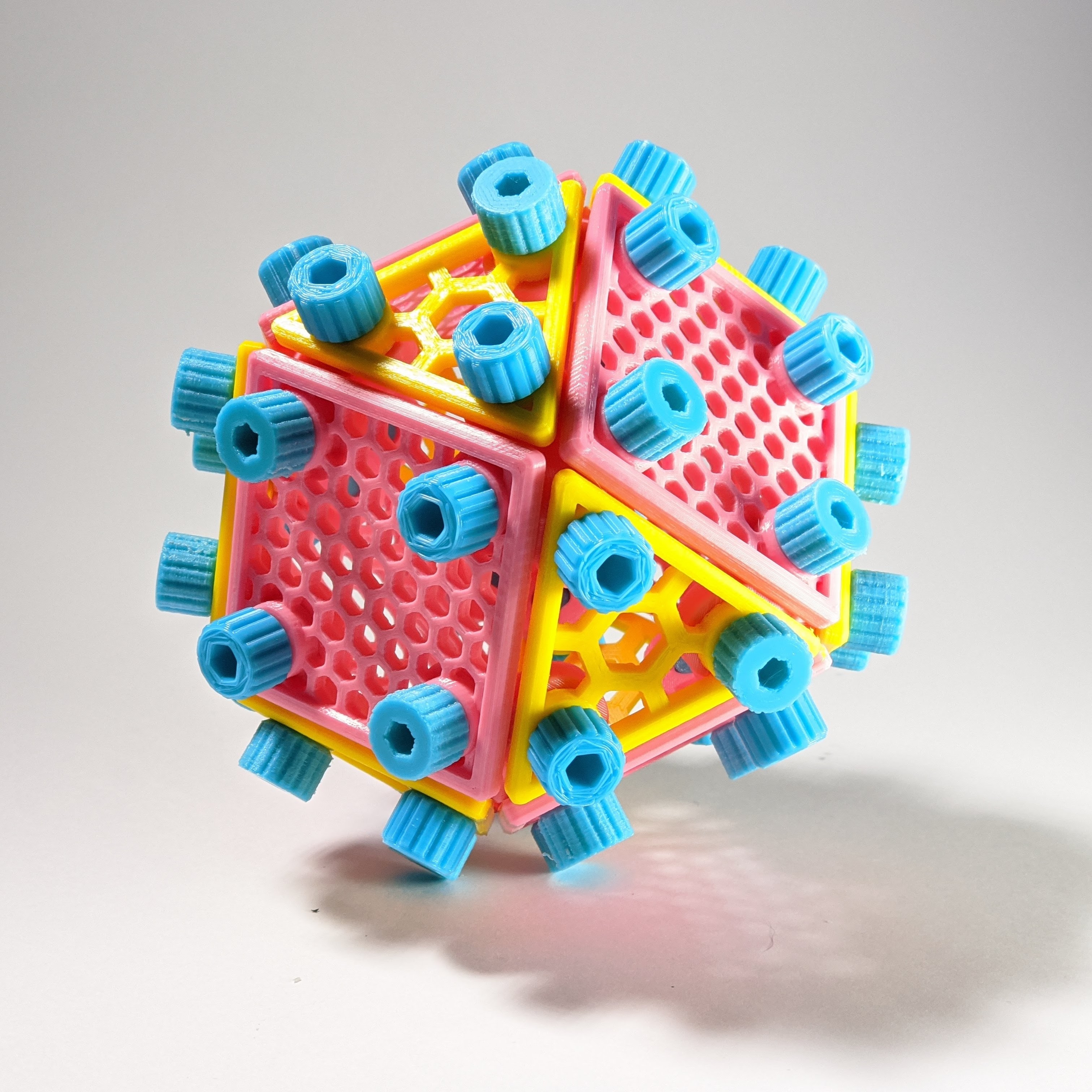 848 Bolted Cube - Cuboctahedron by Clockspring | Printables Store