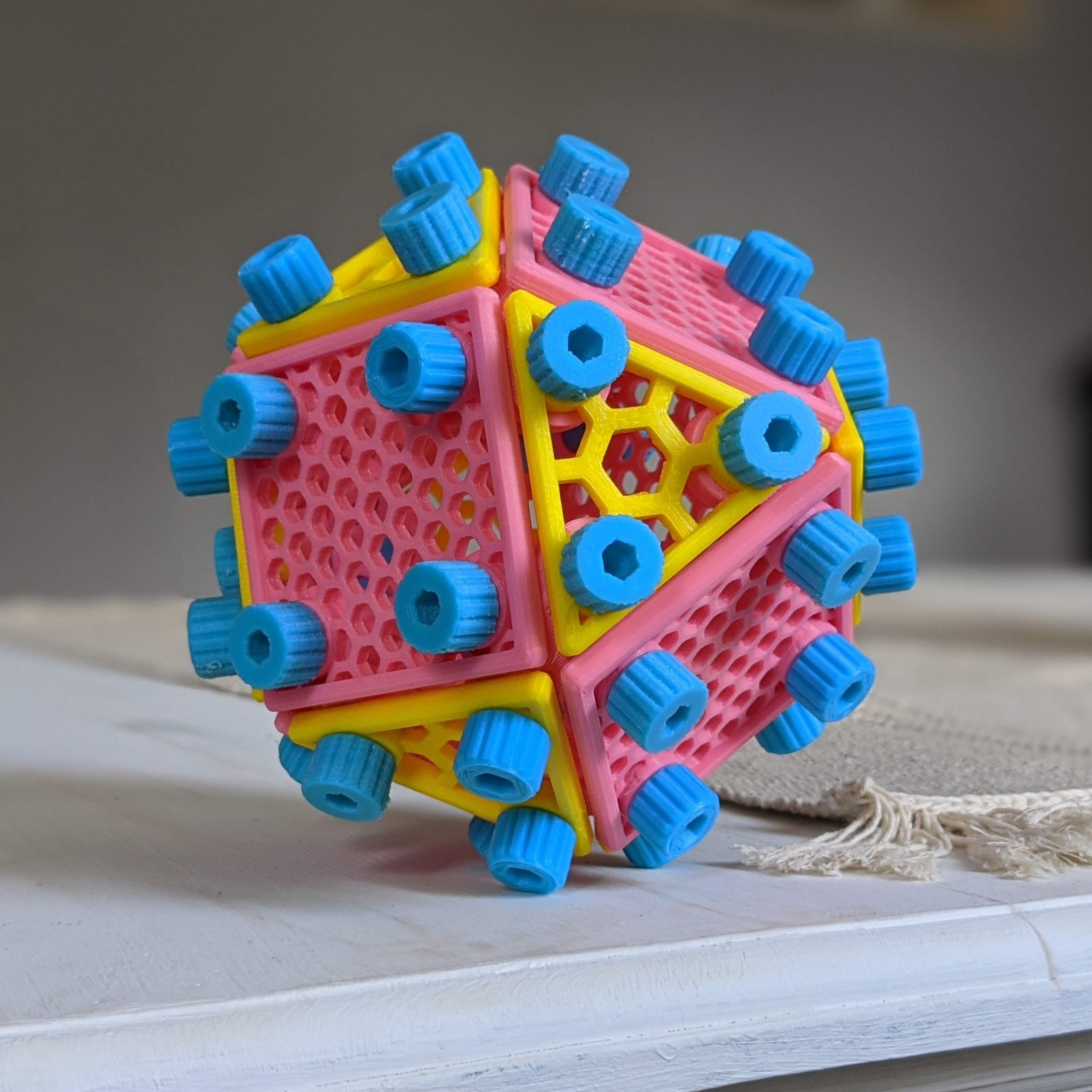 848 Bolted Cube - Cuboctahedron by Clockspring | Printables Store