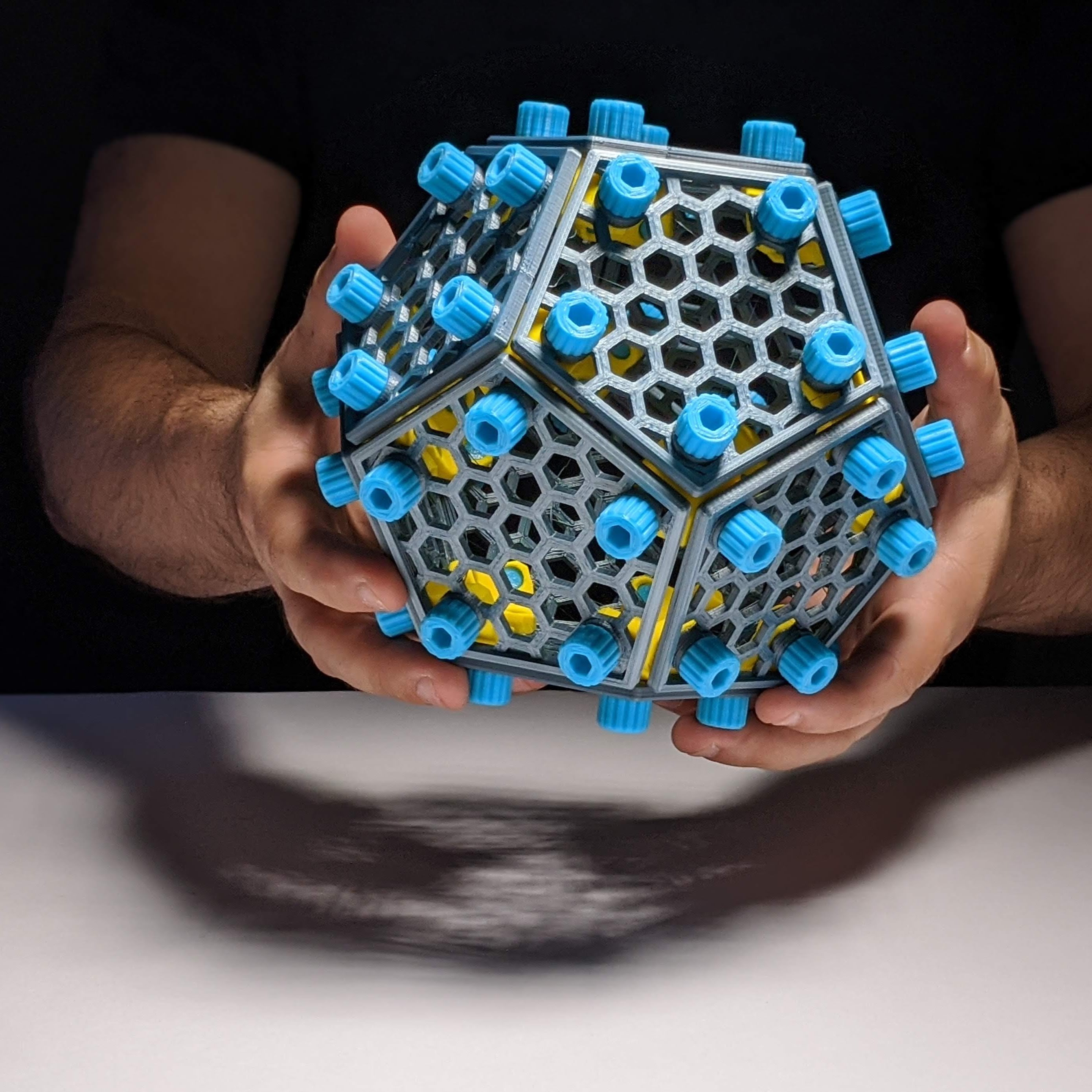 848 Bolted Cube - Pentagonal Parts by Clockspring | Printables Store