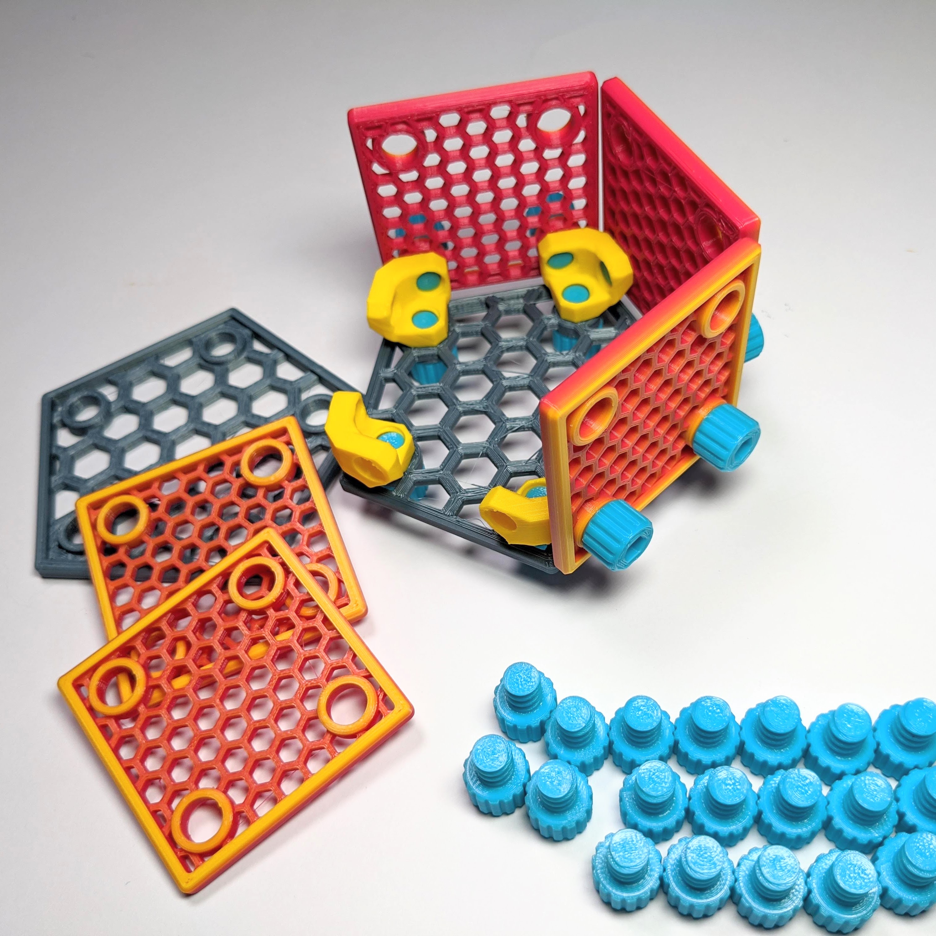 848 Bolted Cube - Pentagonal Parts by Clockspring | Printables Store